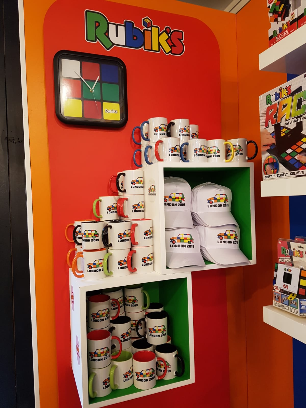 Rubik Event Merchandising Pop up shop | Event Merch